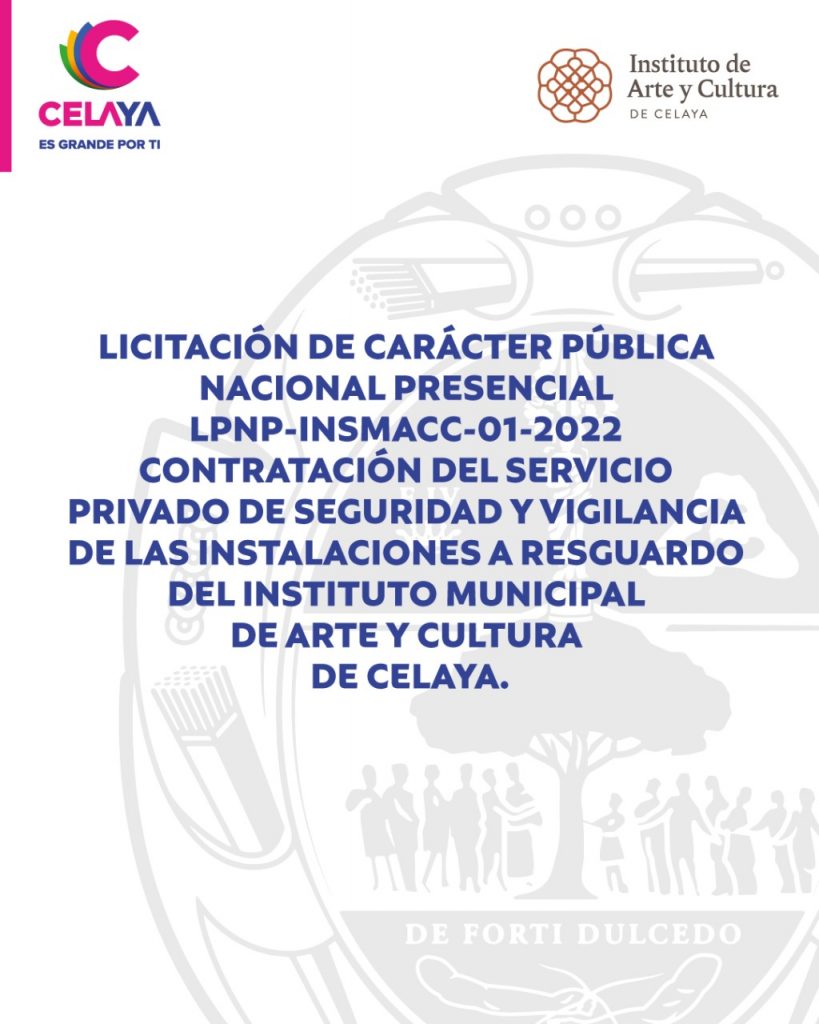 Licitación Pública – Municipio de Celaya